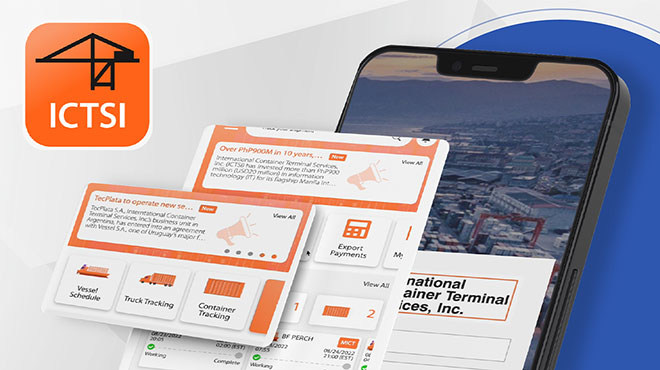 ICTSI mobile app now available for download in PH • The Market Monitor