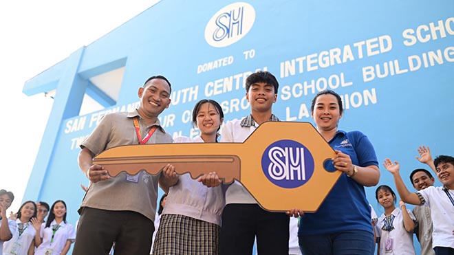 SM Foundation spreads social good with 107th school building in La ...