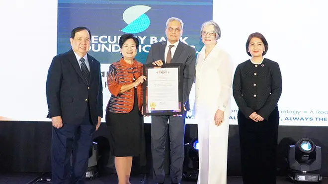 Security Bank Foundation cops‘ Most Outstanding Humanitarian’ • The ...