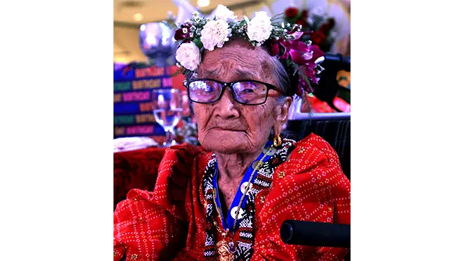 A century of life and weaving contributions of MB Magdalena Gamayo ...