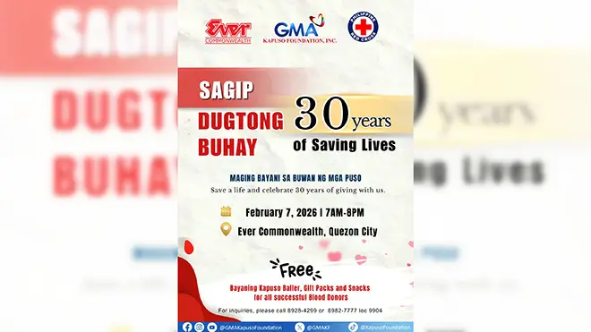 GMA Kapuso Foundation’s Sagip Dugtong Buhay: Celebrating Thirty Years ...