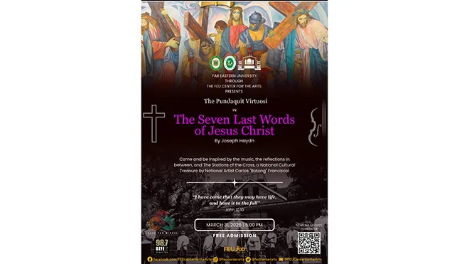 FEU presents Pundaquit Virtuosi in “The Seven Last Words” • The Market ...